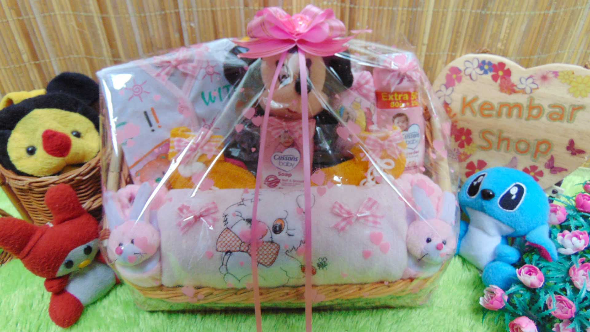 EKSKLUSIF Paket kado bayi baby gift kado keranjang lahiran parcel kado ...
